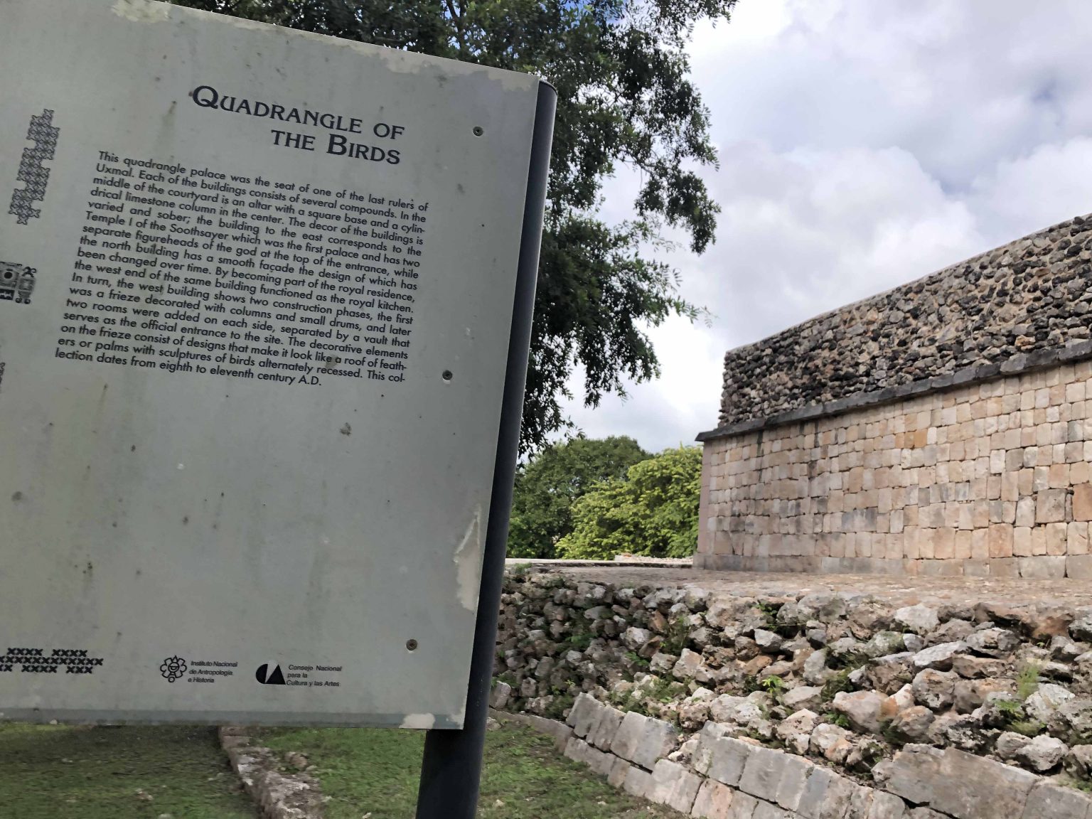 Quadrangle of the Birds in Uxmal - Adept Expeditions